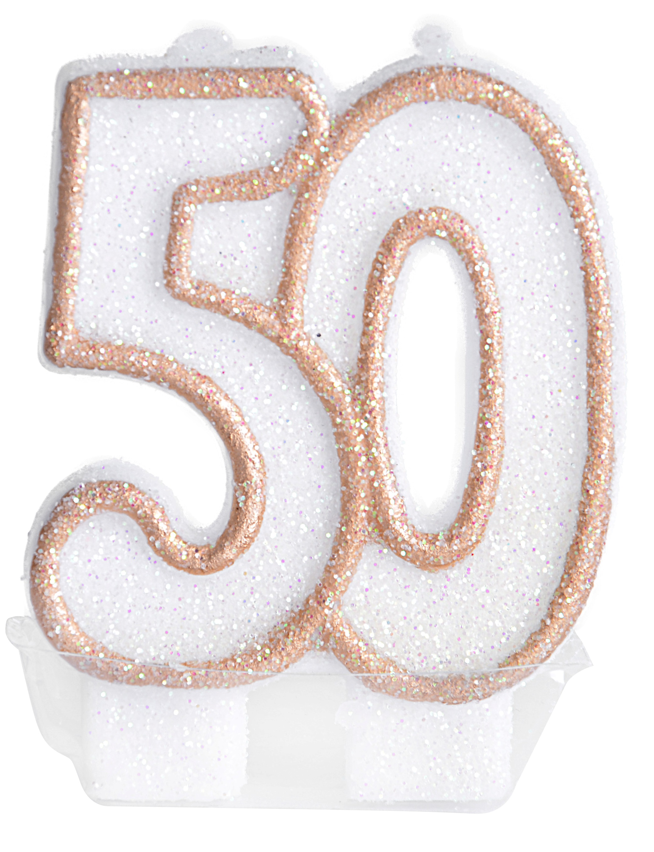 Svíčka číslo 50, 7,5 cm | kozak.cz